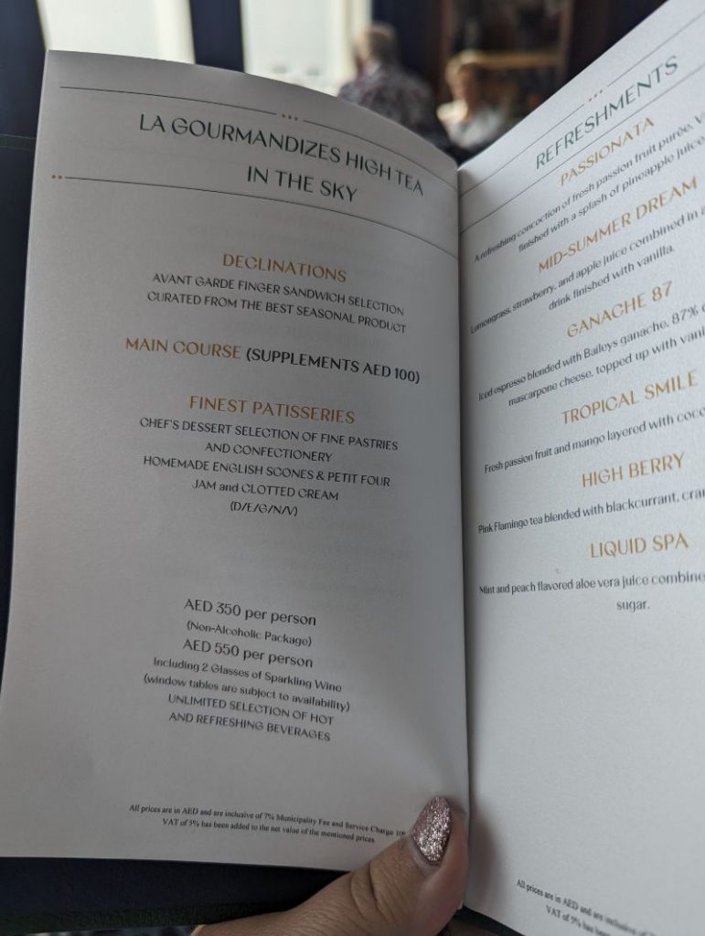 Afternoon Tea at At.mosphere in the Burj Khalifa, Dubai - Review ⋆ ...