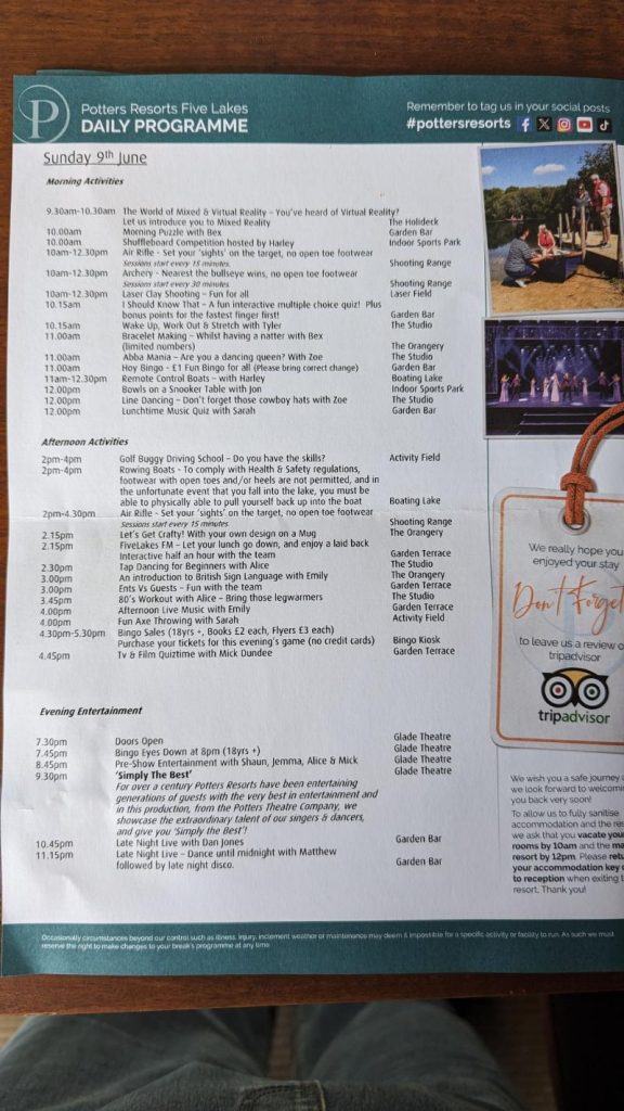 An All Inclusive Break at Potters Resort, Five Lakes in Essex ⋆ ...